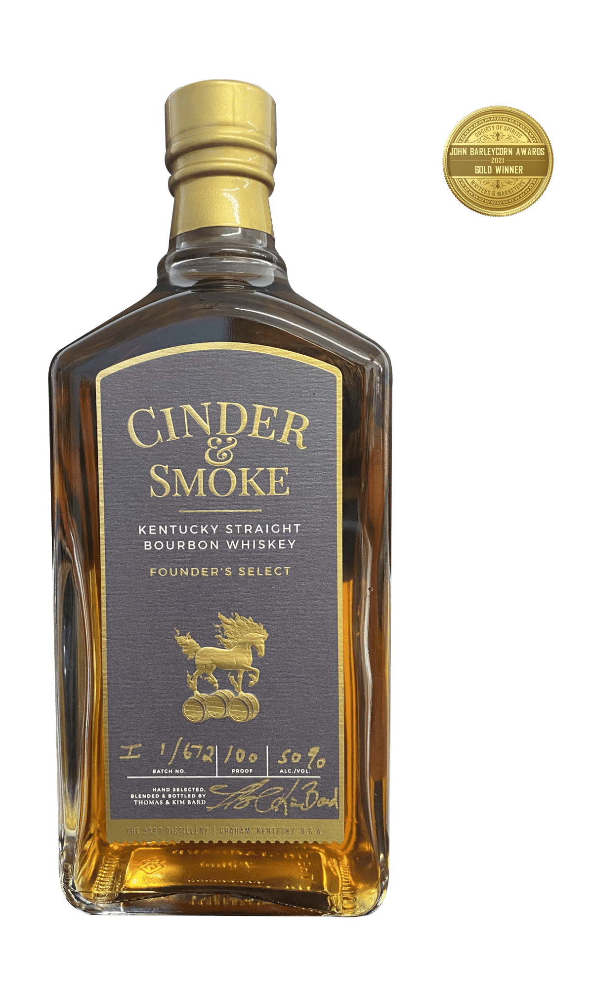 Cinder & Smoke Founder’s Select – The Bard Distillery
